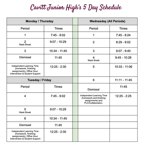 Cavitt Junior High School - Home